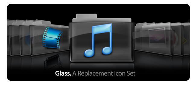BloGemini: Glass e Aluminum Folder Icons: set di Icone per OSX