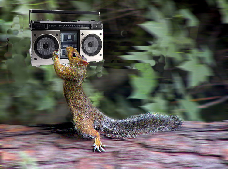 FARK.com: (3251019) Photoshop this thieving squirrel